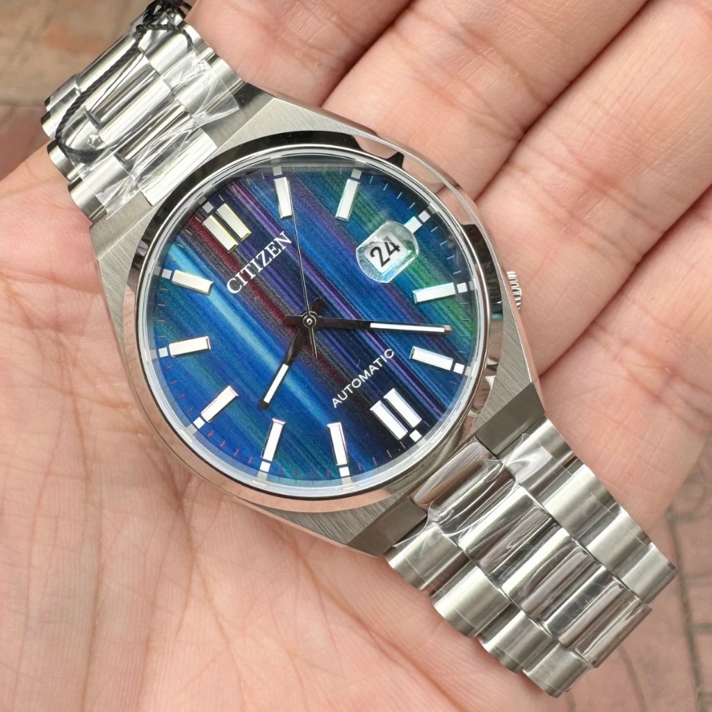 [ Excel Watch ] นาฬิกาซิติเซน รุ่น NJ0151-53W สีน้ำเงินตัดรุ้ง CITIZEN ...