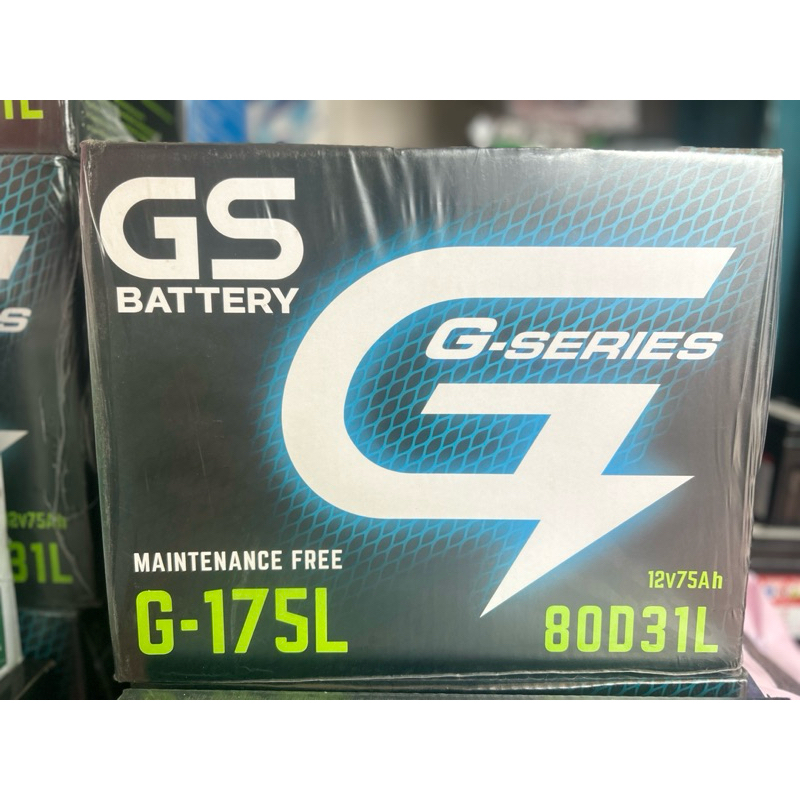 แบตเตอรี่รถยนต์ รุ่น G-175 R/L MF ค่าย GS Battery(แบตกระบะ ปิ๊คอัพ) | Shopee Thailand