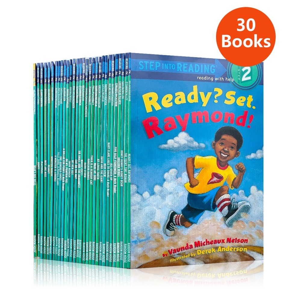 30 Books/set Step Into Reading Level 2 Helping Child To Reading ...