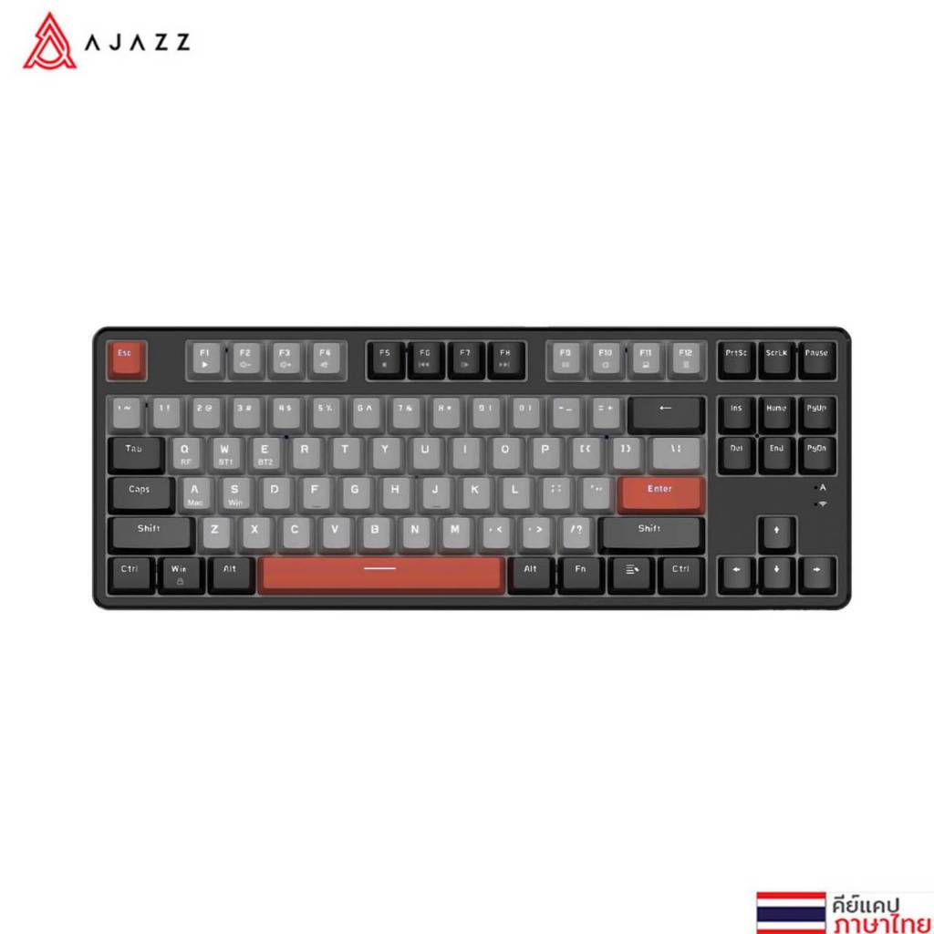 (Ajazz AK871) คีย์บอร์ดเกมมิ่ง Californai sunset blue switch ...