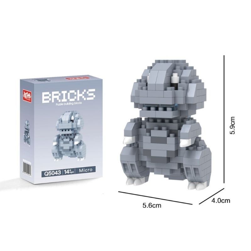 เลโก้ ตัวต่อการ์ตูนน่ารัก ตัวต่อ เลโก้ บล็อกตัวต่อเลโก้จิ๋ว DIY 3D เล ...