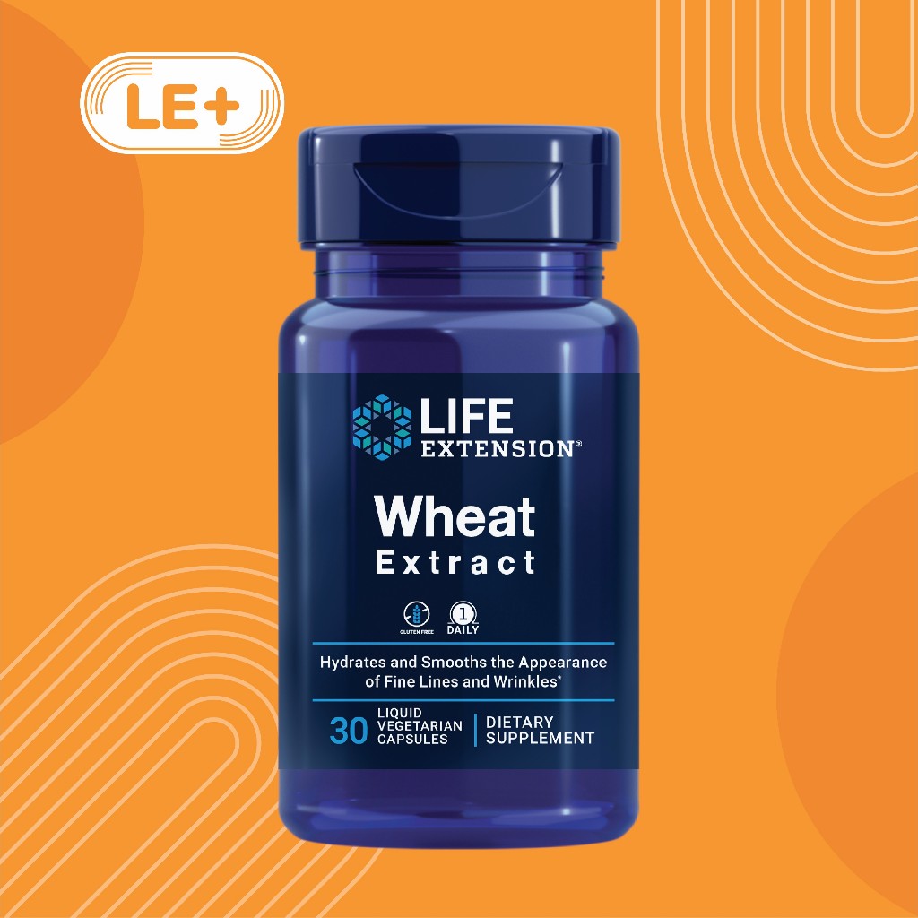 Life Extension Wheat Extract (30 liquid vegetarian capsules) | Shopee ...
