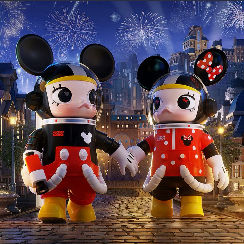 พร้อมส่ง🇹🇭 แท้💯 Mega Space Molly 400% Mickey Mouse & Minnie Mouse ...