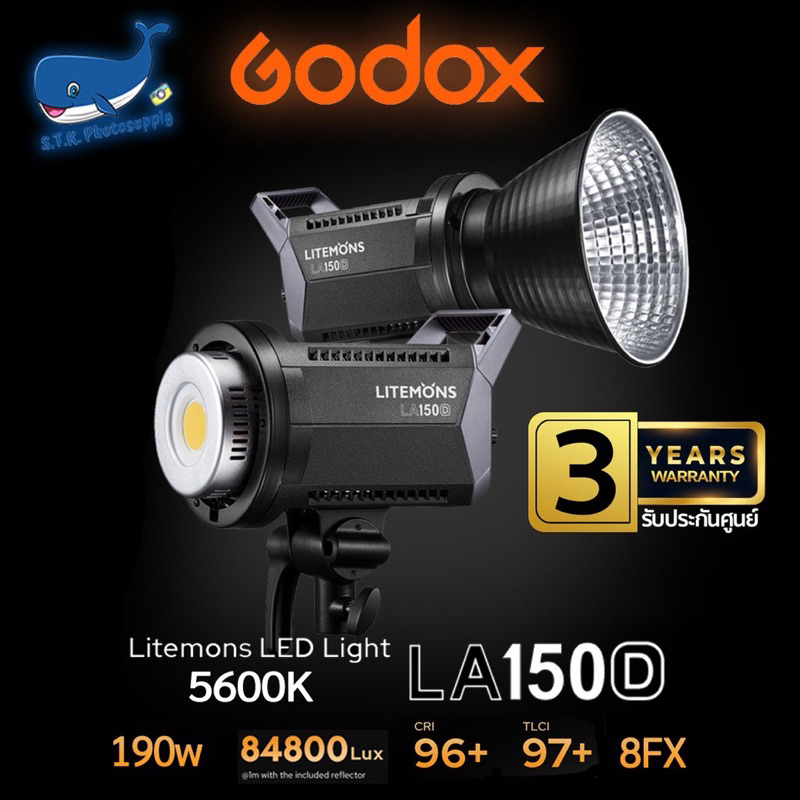 Godox LED Litemons LA150D อุณหภูมิสี 5600K 8 FX CRI96+ TLCI97+ เมาท์โบ ...