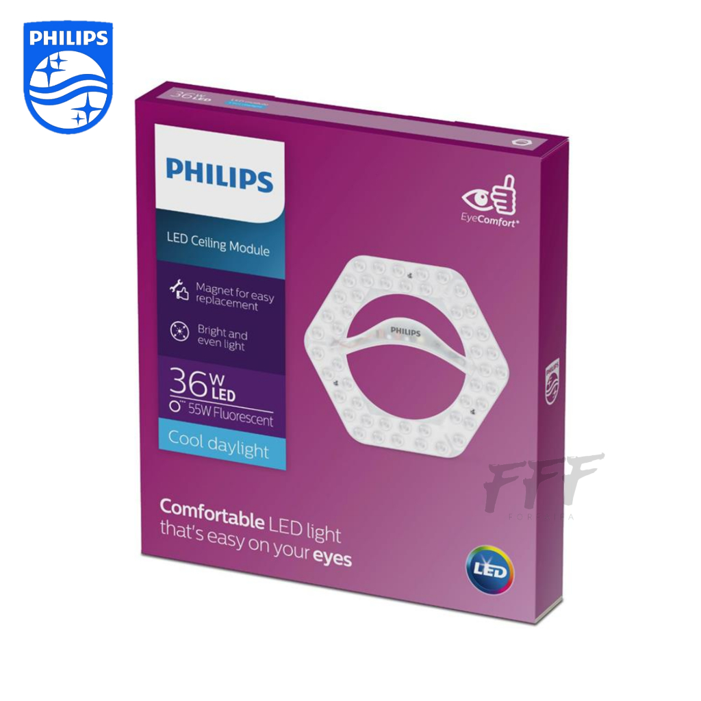 [PHILIPS] LED Circular MOD 36W แผงโมดูล LED โคมเพดานกลม แสงขาว Daylight ...