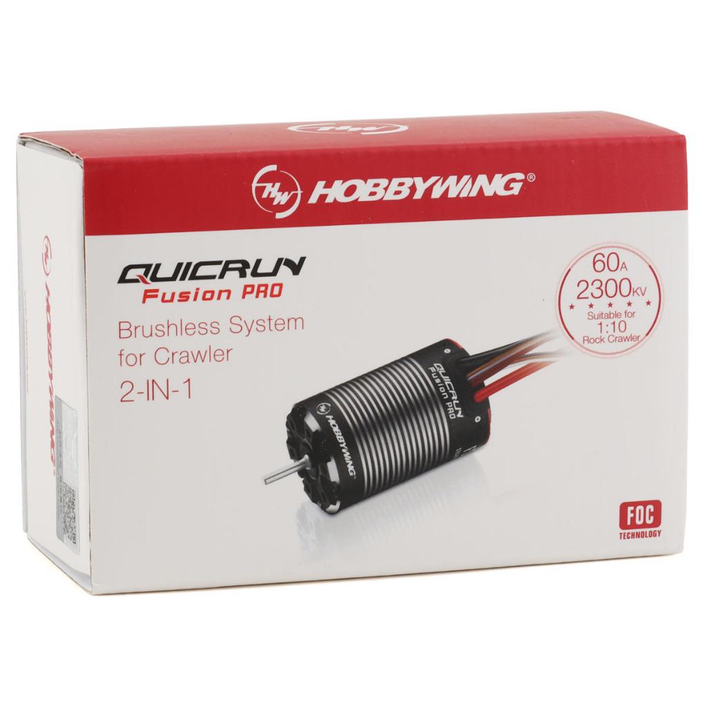 Hobbywing QuicRun Fusion Pro FOC 2-in-1 ESC & Motor System (2300Kv ...