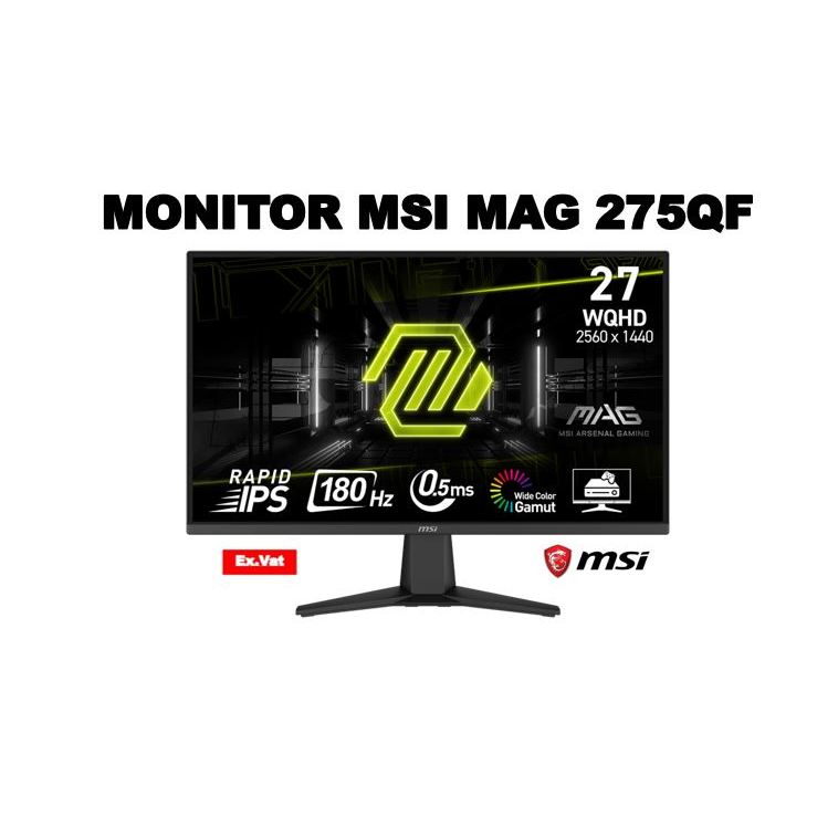 MONITOR MSI MAG 275QF - 27 INCH | Shopee Thailand