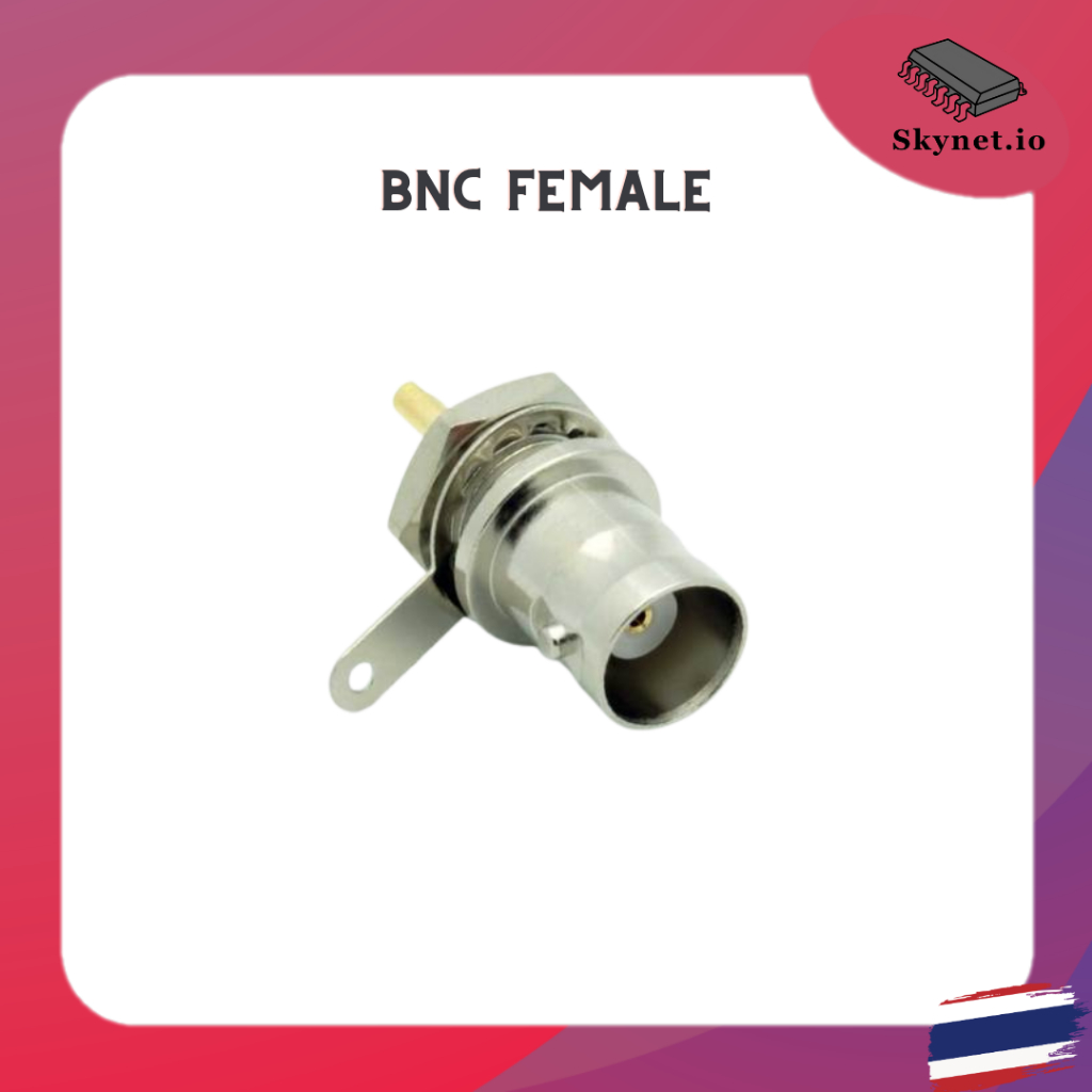 BNC Female Chassis Mount Connector | Shopee Thailand