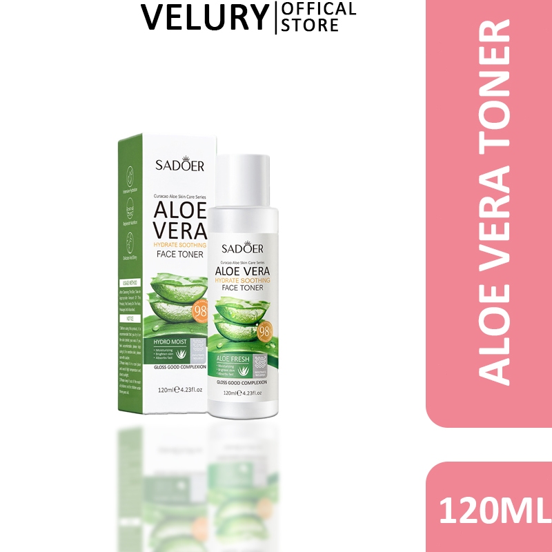SADOER Aloe Vera Toner ให้ความชุ่มชื้นและหดตัวรูขุมขนโทนเนอร์ว่านหาง ...