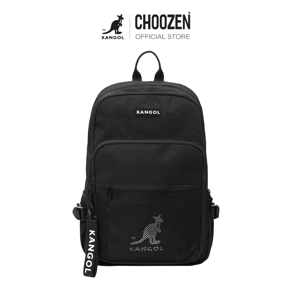 KANGOL Backpack กระเป๋าเป้ กระเป๋าสะพายหลังใส่โน๊ตบุ๊คได้ สีดำ 60553200 ...