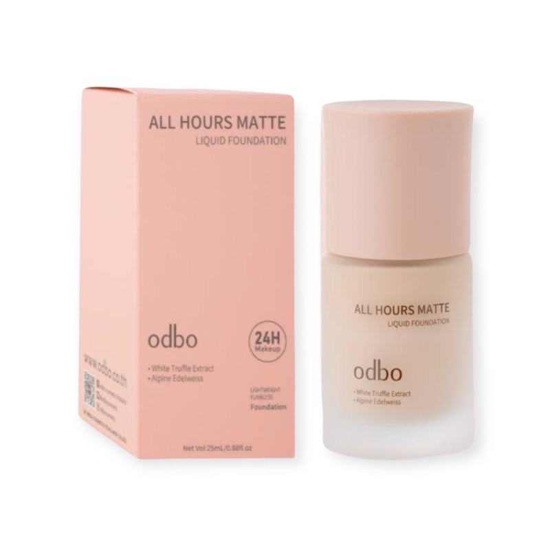 :: OD4008 odbo :: ALL HOURS MATTE LIQUID FOUNDATION โอดีบีโอ ออล อาวเวอร์ส แมทท์ ลิควิด ฟาวเดช ...
