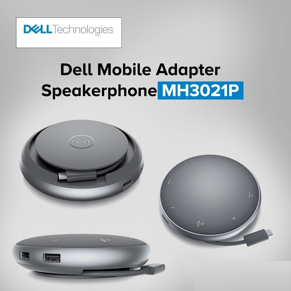 Dell Mobile Docking MH3021P USB-C Multi-Port Adapter and Speakerphone ...