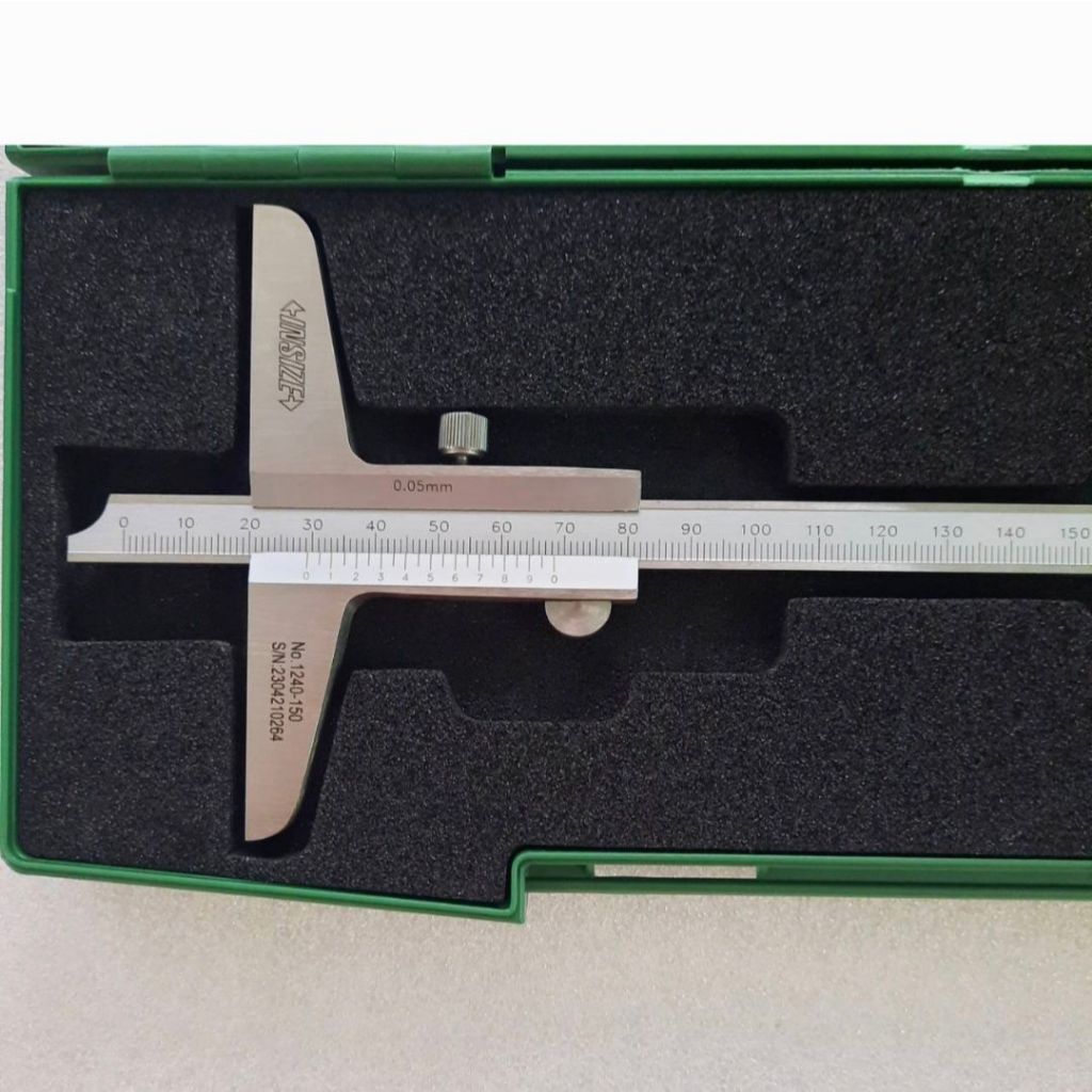 เวอร์เนียร์วัดลึก 6 นิ้ว ความละเอียด 0.05 มิล Vernier Depth Gage 0 ...