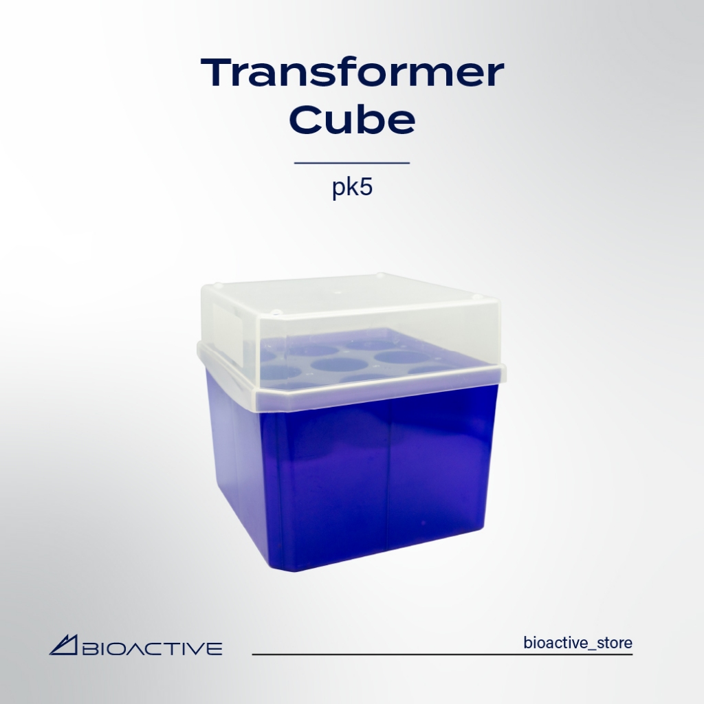 transformable cube rack for storage of large samples and 15 and 50 mL ...
