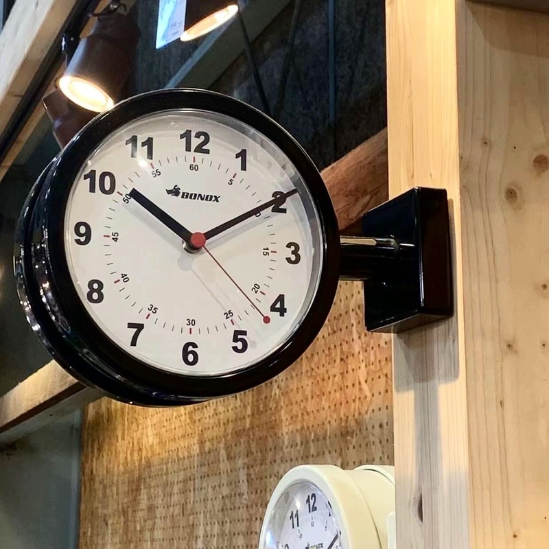 [ลด15%โค้ด"5AXP75"] Bonox Wall Clock นาฬิกาติดผนังหน้าปัดกลม มองได้2 ...
