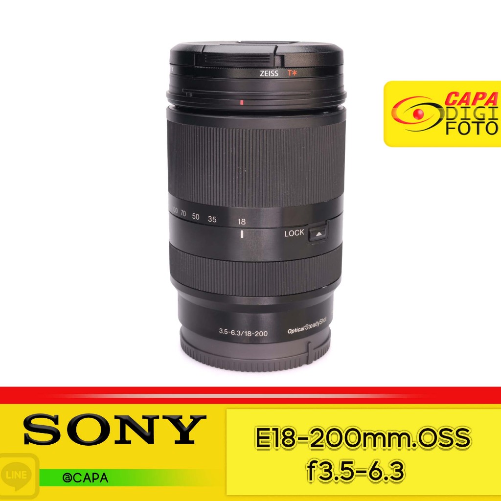 [USED] Sony E PZ 18-200mm f/3.5-6.3 OSS Lens YC | Shopee Thailand