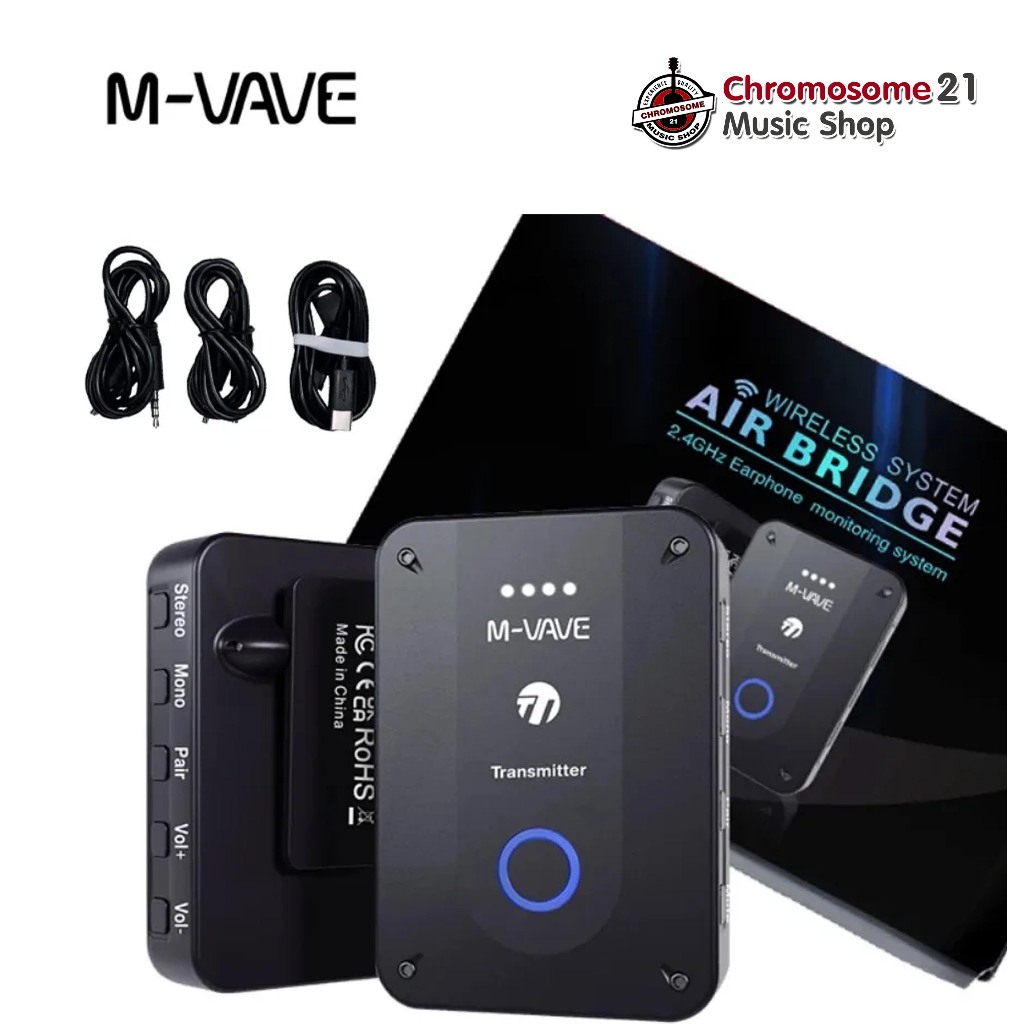 ไวเลส เอียร์มอนิเตอร์ M-VAVE WP-9 2.4 GHz Wireless In-Ear Monitor ...