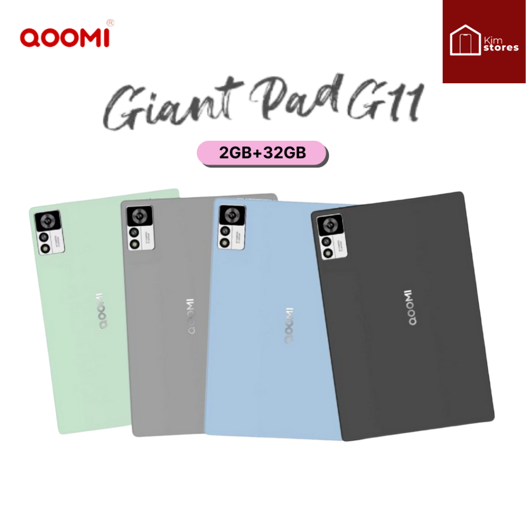 แท็บเล็ต Qoomi Giant PAD G11 (2+32GB) จอ 10.1 นิ้ว (4G) ใส่ซิมได้ เครื่องประกันศูนย์ไทย | Shopee ...