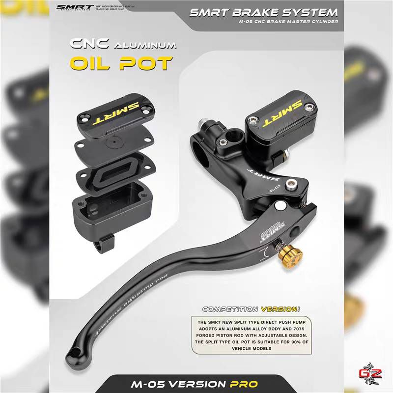 [พร้อมส่ง] ปั๊มเบรคบนแบรนด์ SMRT 1 คู่ ซ้าย+ขวา ใส่รถไฟฟ้า, X-max, N ...