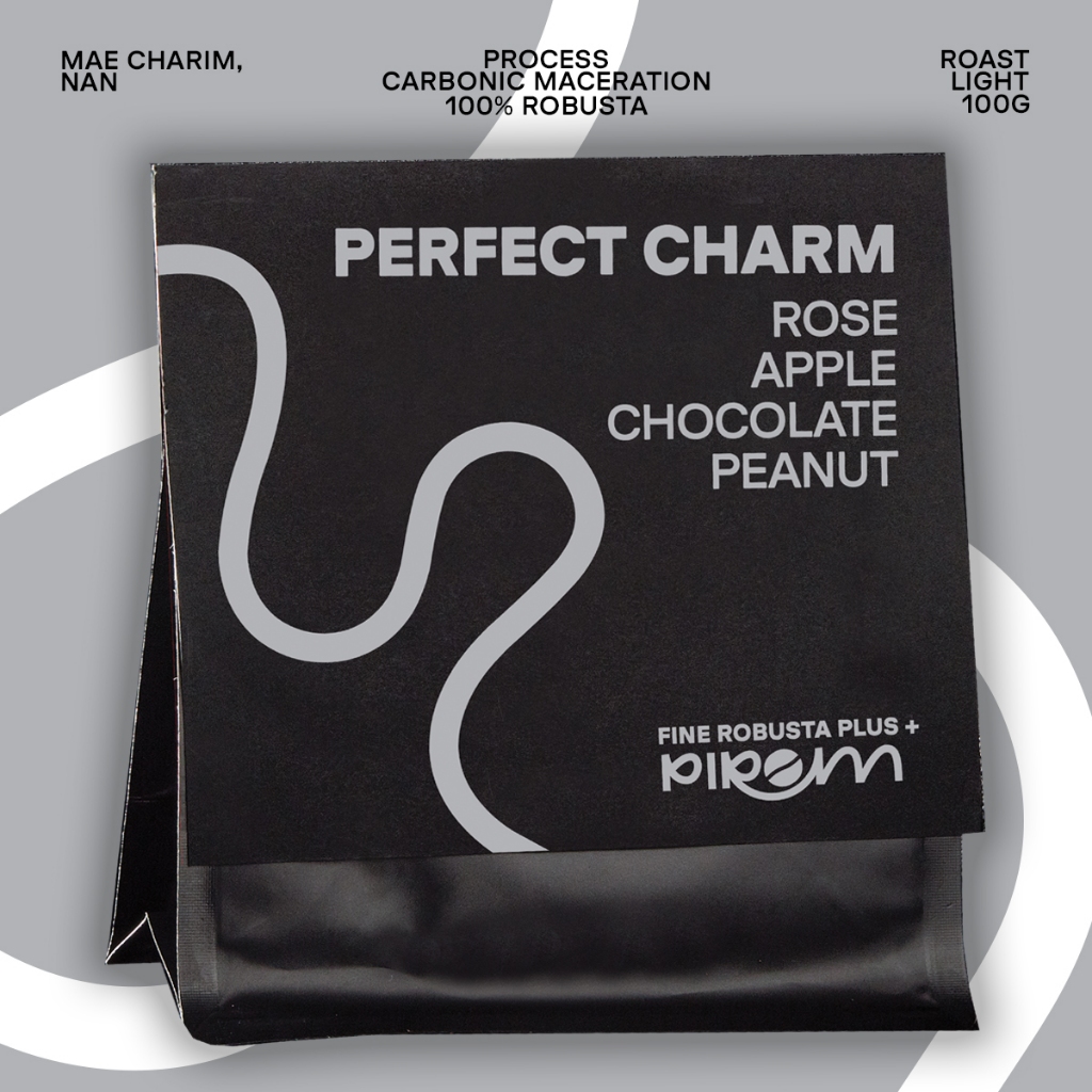 Pirom Coffee เมล็ดกาแฟ คั่วอ่อน Fine Robusta Plus Perfect Charm ...