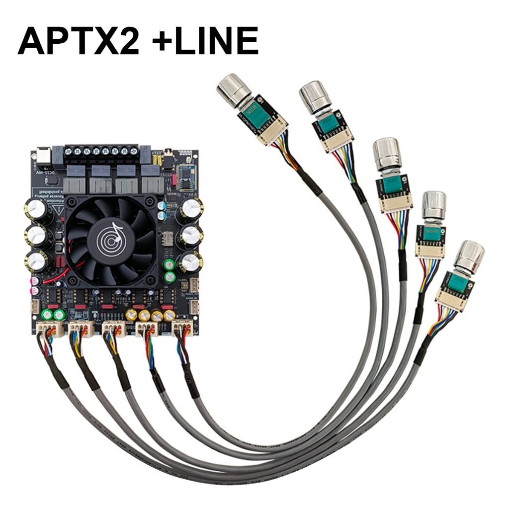 OneAudio ZK ST21 แท้ Qualcomm บอร์ดขยายเสียงดิจิทัล บลูทูธ 2.1 ช่อง DC 12-30v 100Wx2+200W แอมป์ ...