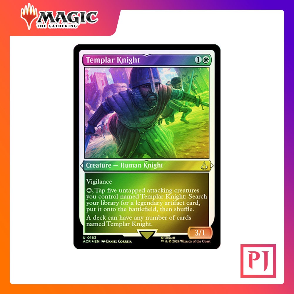 [MTG] Templar Knight (Foil Etched) [ACR] [WHITE] [UNCOM] [FOIL] [ENG ...