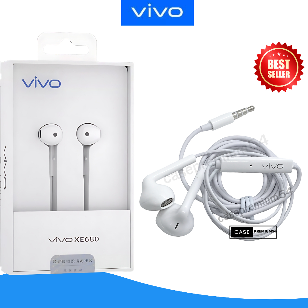 หูฟังแท้ Vivo เสียงดีมาก 100% Original Hi-Fi Earphone V15 V19 Y22 Y02 ...