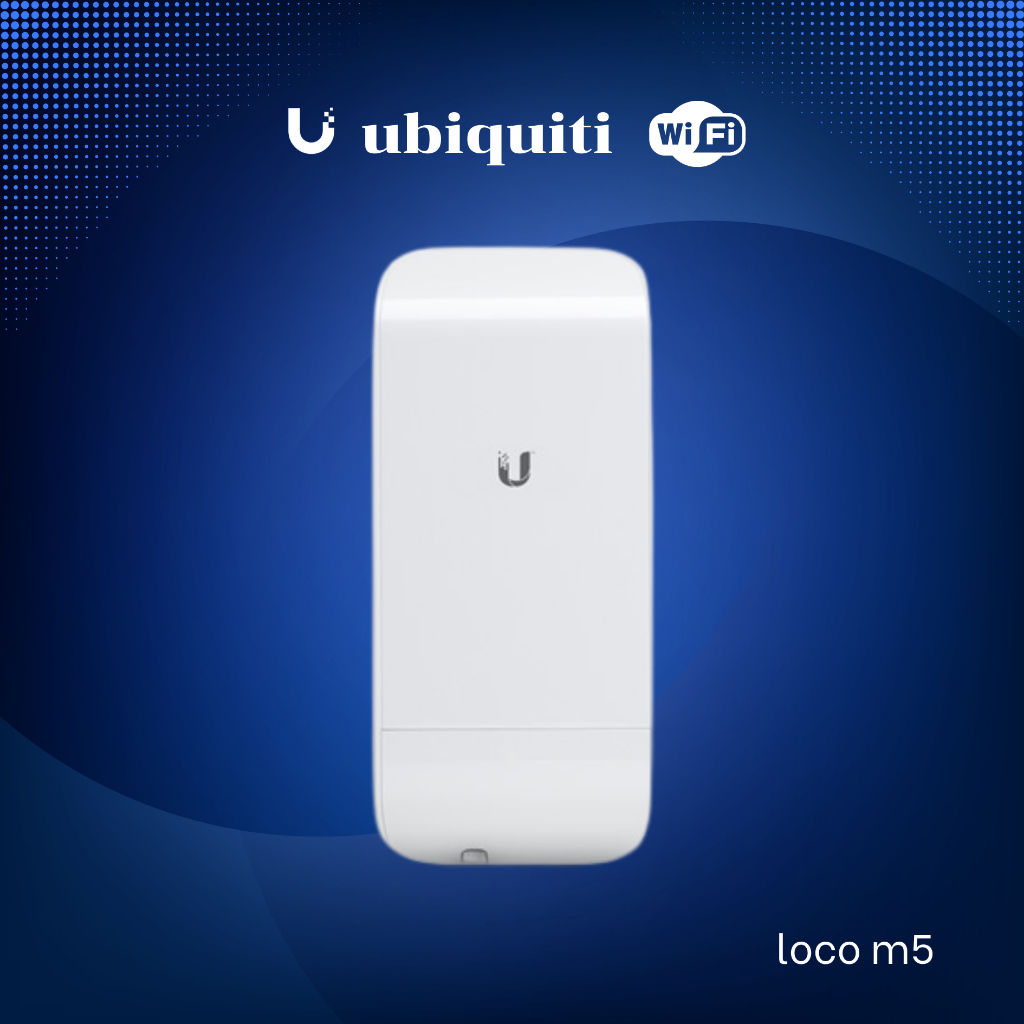 Access Point Outdoor UBIQUITI Nanostation loco m5 คลื่นความถี่ 5G ...