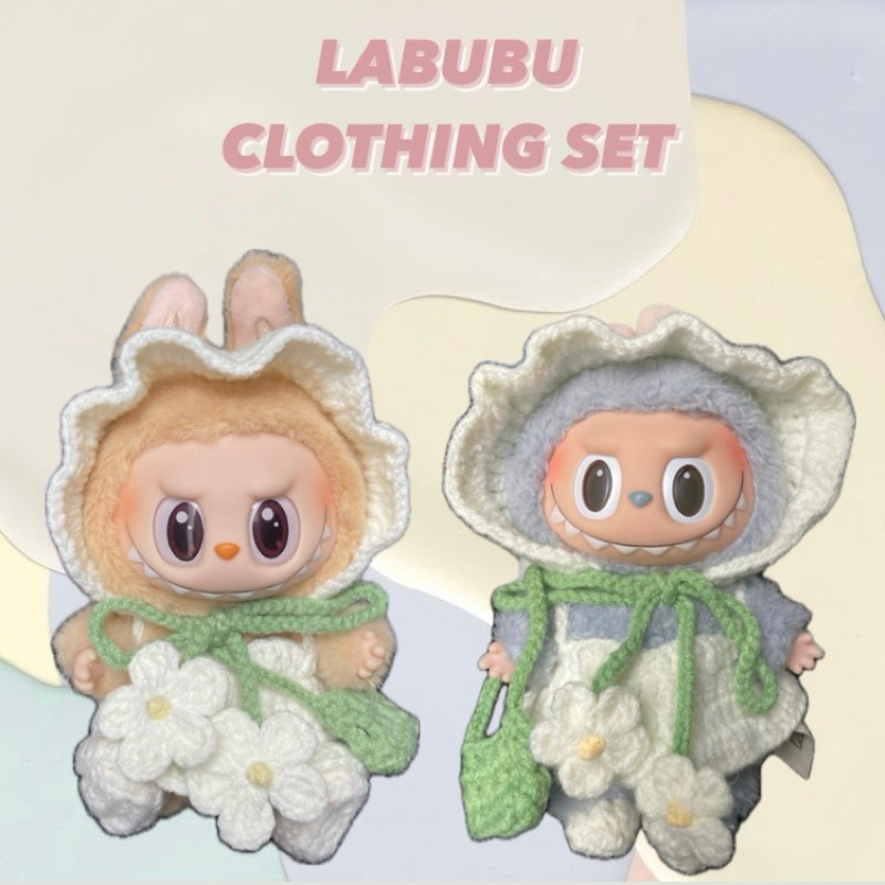LABUBU ชุดดอกเดซี่ 🌼 ใส่ได้ทั้ง v1/v2 | Shopee Thailand