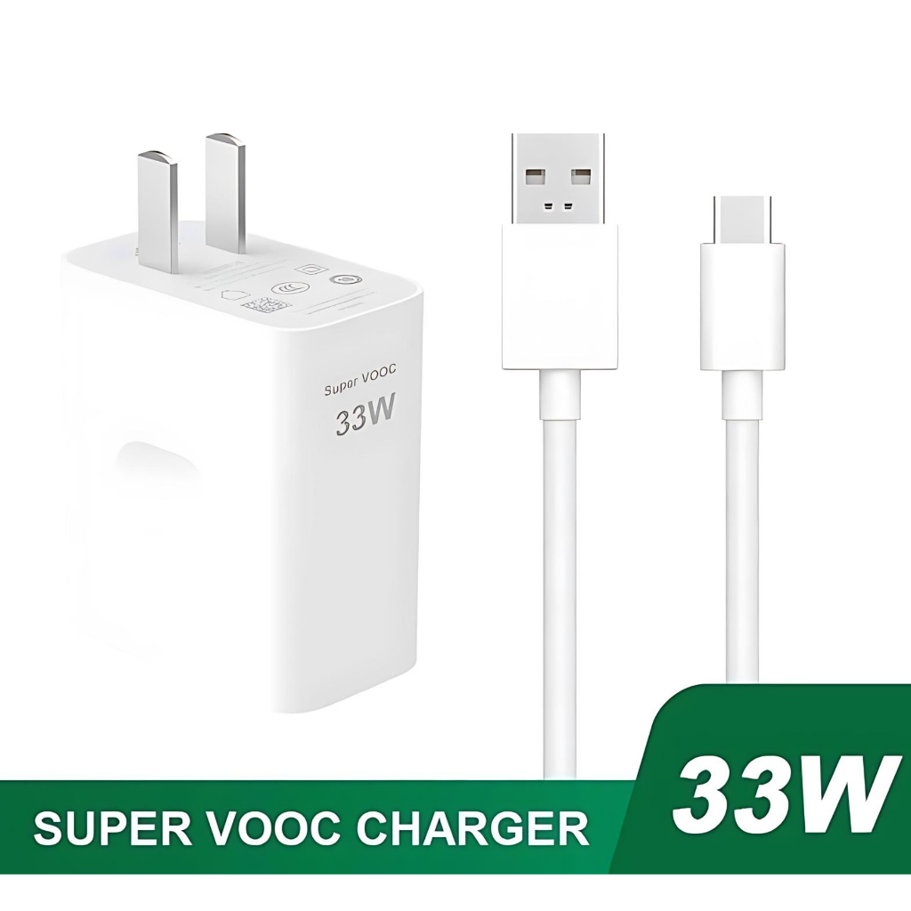 ชุดชาร์จ หัวพร้อมสายชาร์จ Oppo 33W Type C A78 5G / Reno8 T / Reno8 Z ...