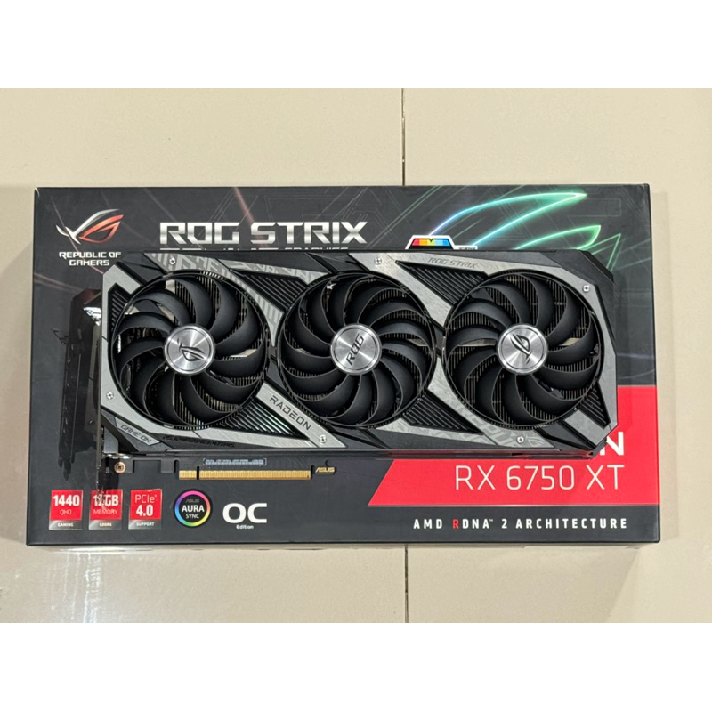 RX6750XT มือสอง 12GB ROG STRIX OC GAMING ประกันศูนย์ไทย | Shopee Thailand