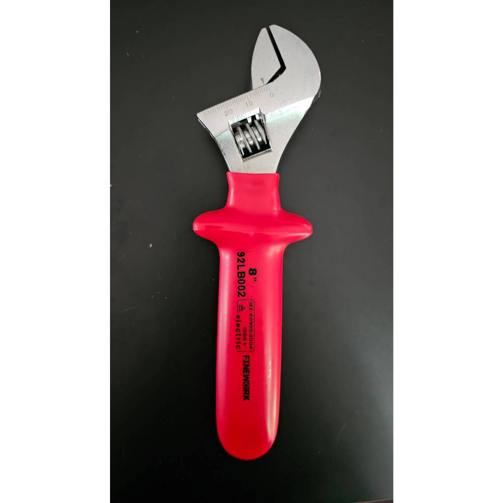 FINEWORVDE Insulated Adjustable Spanner 8"/ ประแจเลื่อน 8นิ้ว หุ้มฉนวน ...