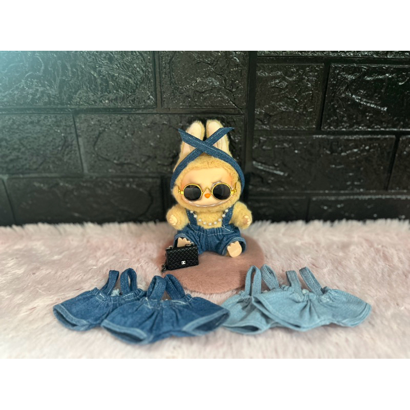 V2. ชุดลาบูบู้ labubu V2. เอี๊ยมกางเกง+ผ้าคาดหัว พร้อมส่ง 🇹🇭 | Shopee ...