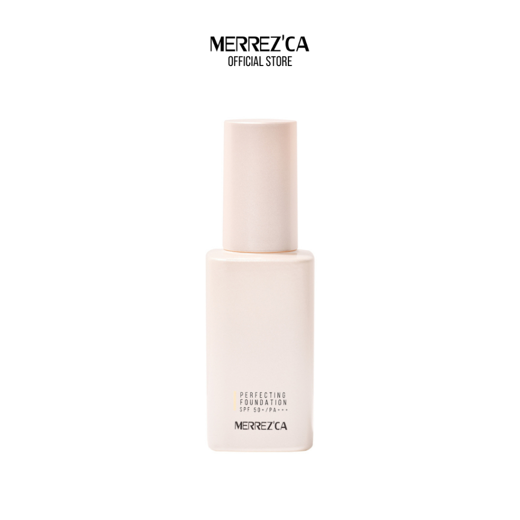 Merrezca Perfecting Foundation SPF+/PA+++ รองพื้นเนื้อบางเบา เพิ่มความ ...