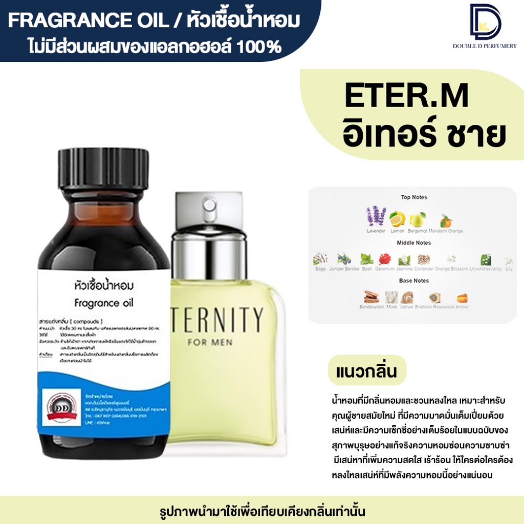 หัวเชื้อน้ำหอม กลิ่น อินเทอร์ ชาย (ETER.M) | Shopee Thailand