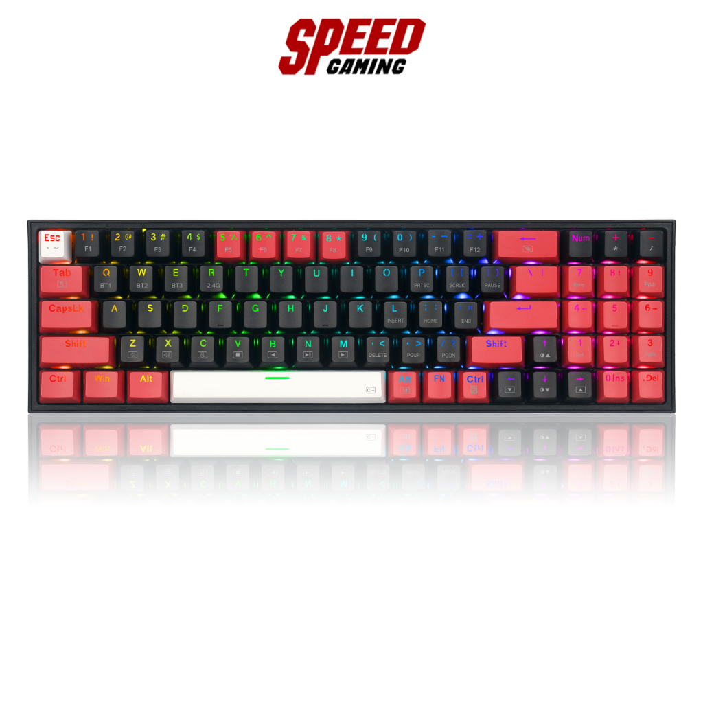 REDDRAGON K628 BRW 75% Hot-Swap Wireless Mechanical KEYBOARD(คีย์บอร์ด ...