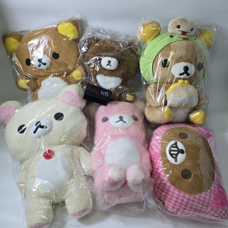 ตุ๊กตา Rilakkuma ไซส์ L ไซส์ใหญ่ ไซส์ Big ป้ายห้อย ป้ายไม่ห้อย ของแท้ ...