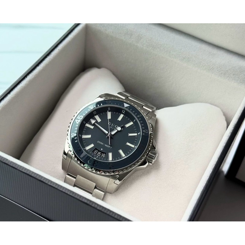 Gucci Dive 136.2 Blue Dial Men Size(สินค้ามือหนึ่ง ไม่เคยใช้งาน รุ่นนี้ ...