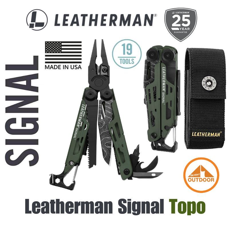 Leatherman Topo Signal | Multi Tool Stainless | 19 Tools เครื่องมือพกพา ...