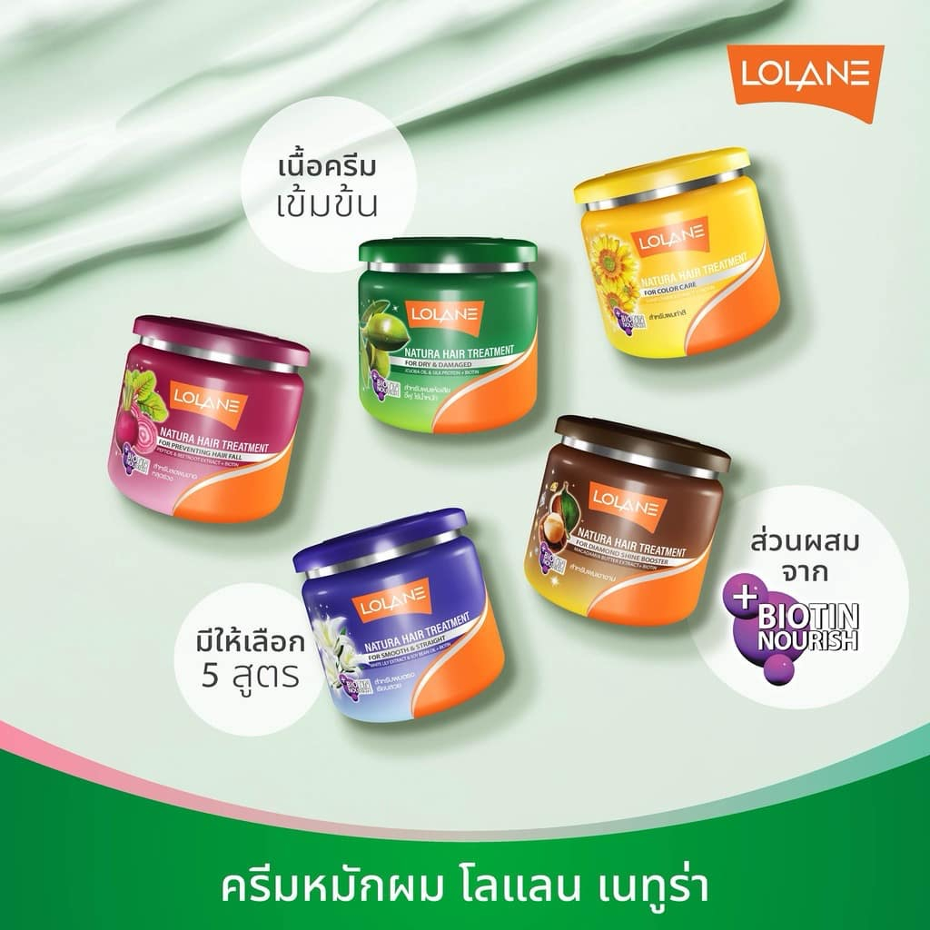 Lolane โลแลน ทรีทเม้นท์ สำหรับผมแห้งเสีย 500g | Shopee Thailand