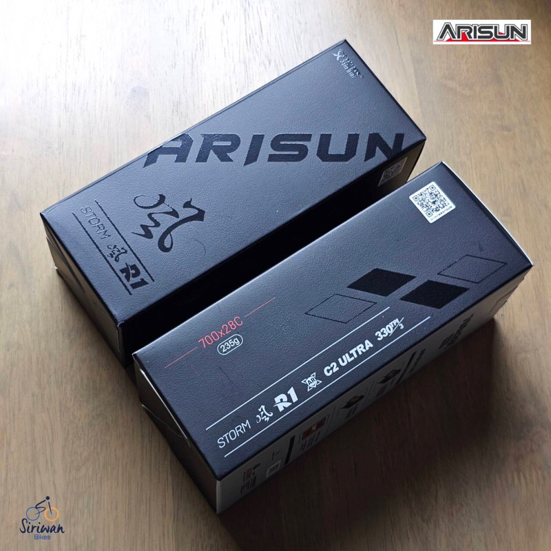 ยางนอกจักรยาน เสือหมอบ 𝗔𝗥𝗜𝗦𝗨𝗡 𝗦𝗧𝗢𝗥𝗠 𝗥𝟭 700x25,700x28 | Shopee Thailand