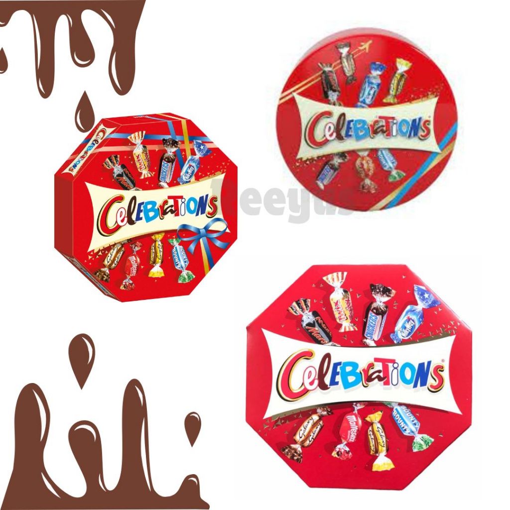 Celebration Mini Chocolate Mix แบบกล่อง มี 3 ขนาด จากสหรัฐอเมริกา ...