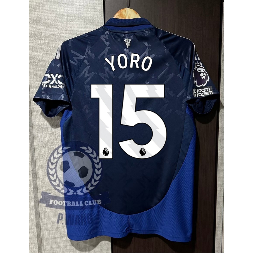 New!! เสื้อ Player แมนยู Away เยือน เกรดนักเตะ 2024/25 ฟลูออฟชั่น EPL ชื่อนักเตะ+พร้อมเบอร์ ...