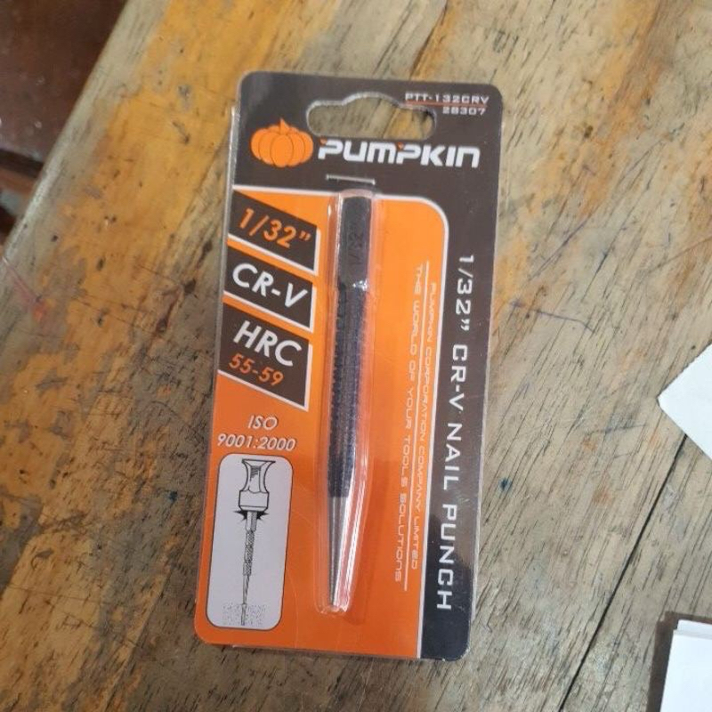 เหล็กส่ง เหล็กส่งตะปู เหล็กนำ Pumpkin 1/32" CR-V Nail Punch | Shopee ...