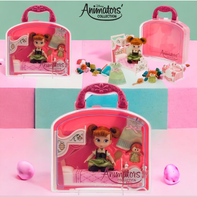 Disney Store Princess Mini Animator Doll Playset & Accessories | Shopee ...