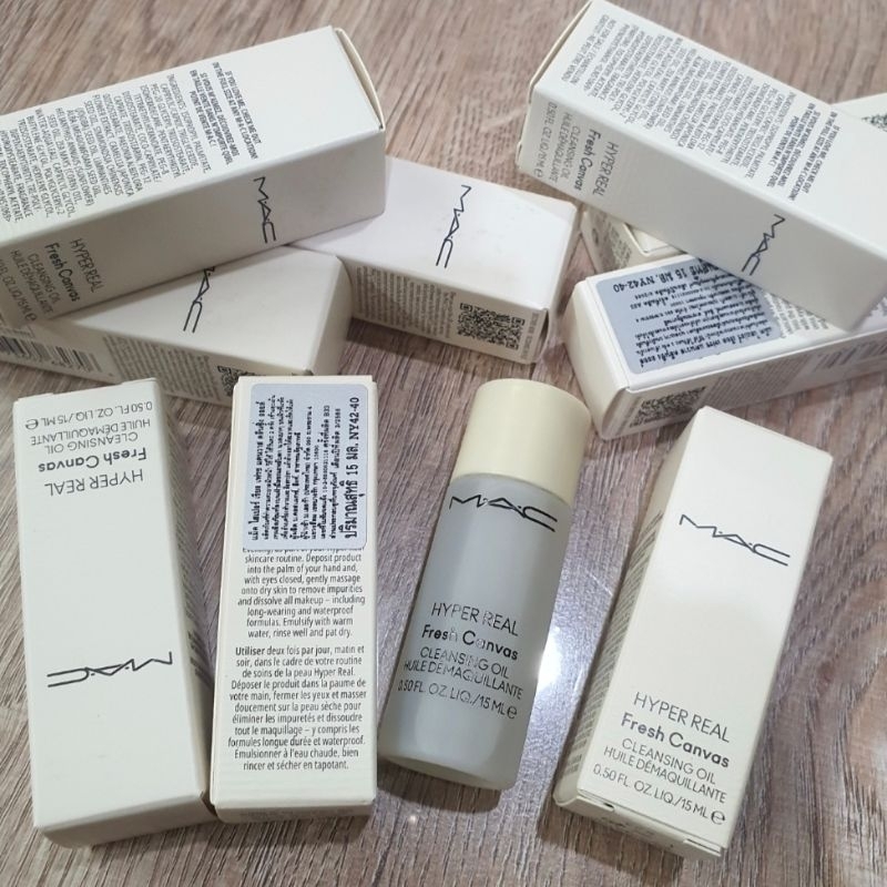 Mac Hyper Real Fresh Canvas Cleansing Oil ขนาด 15ml ป้ายไทย ผลิต ปี ...