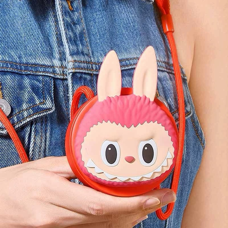 [Acazen]Labubu The Monsters Enchanted by the Seaside Fan ผัดลมห้อยคอ ...