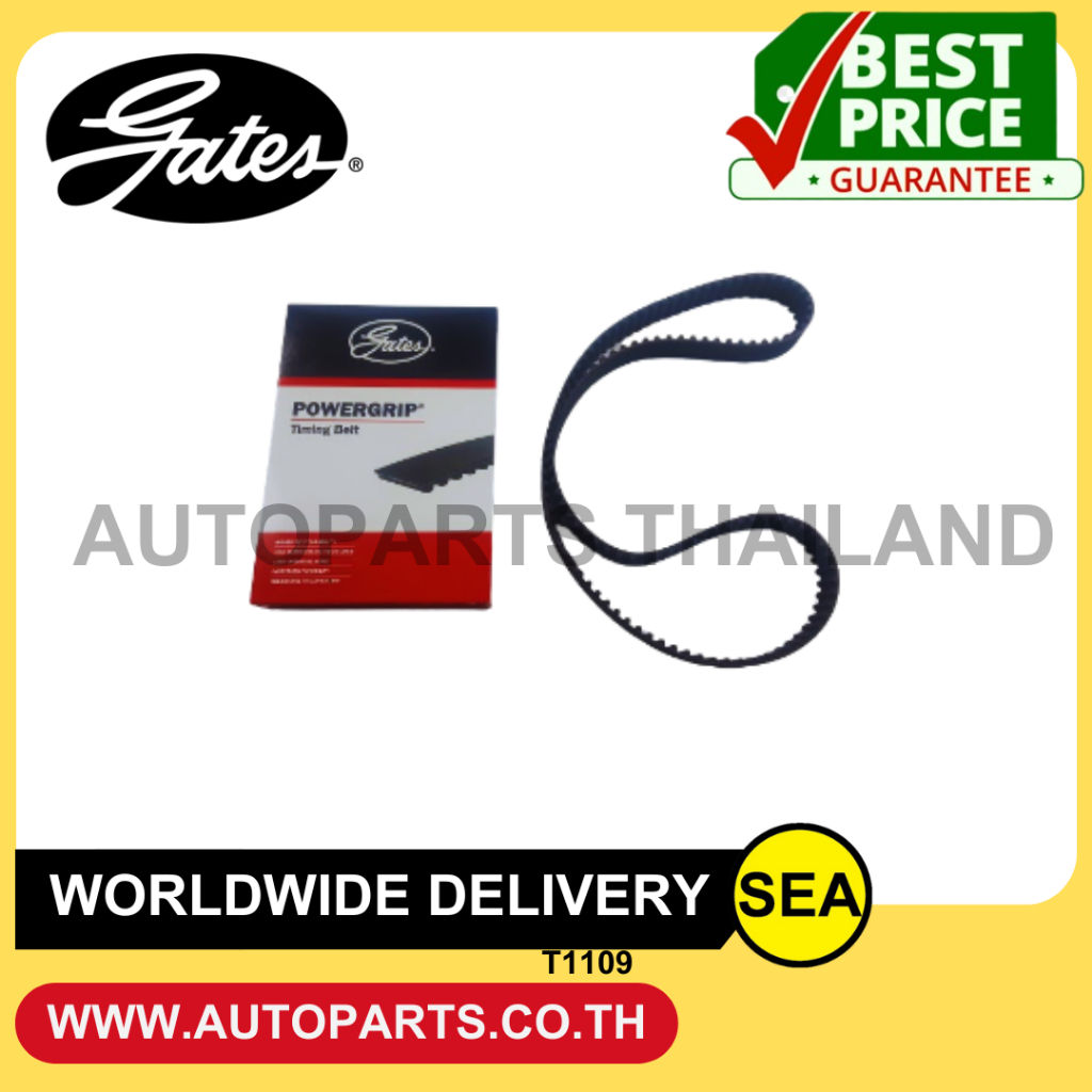 สายพานไทม์มิ่ง GATES สำหรับ TOYOTA R 2L 3L 5L, HILUX MTX,TIGER HIACE LH ...