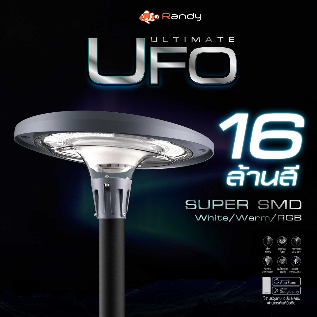 ไฟUFO SOLAR LIGHT รุ่นUltimate 800w 1200wสว่างจุใจ ไฟติดยันเช้าพร้อมส่ง | Shopee Thailand