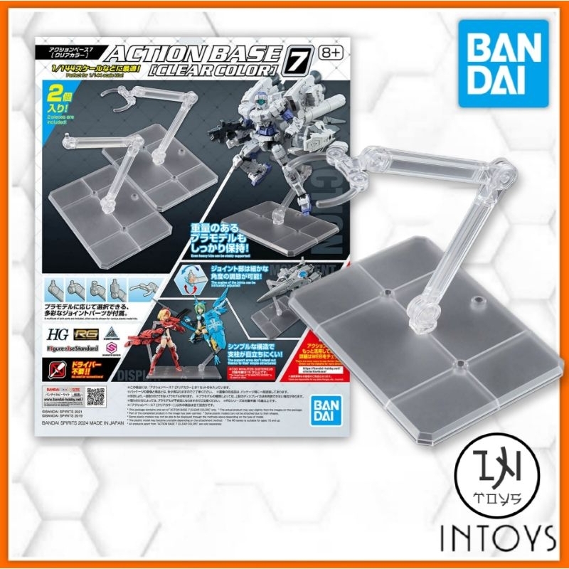 BANDAI - ACTION BASE 7 [CLEAR COLOR] (Display) ( SD-HG-RG -1/144 ) (Gundam Plastic Kits ...